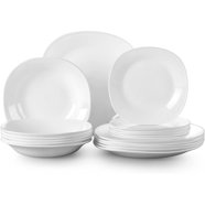 Pfaltzgraff Grayson Teal 12-Piece Dinnerware Set Stoneware Round in ...