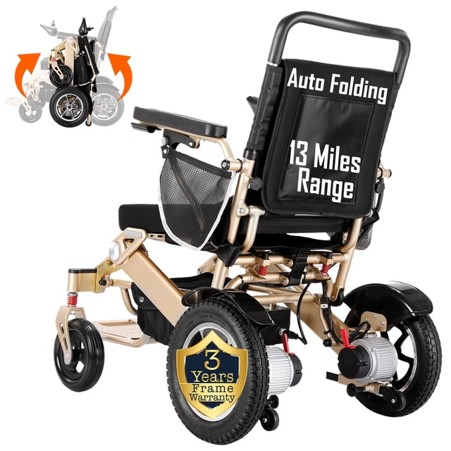 MALISA Electric Wheelchair, Automatic Folding Power Wheelchair for ...