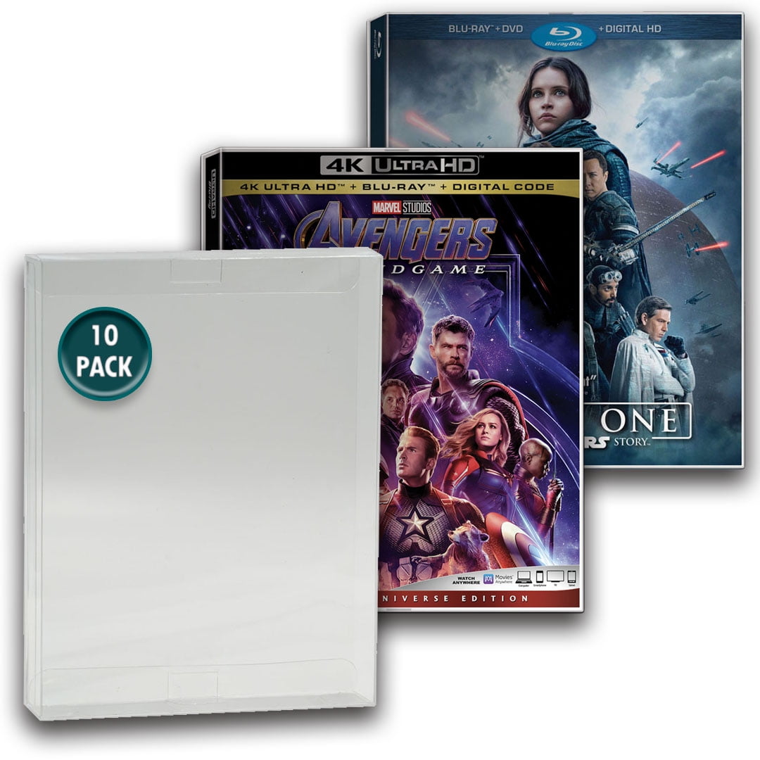 MALKO 20 Pack Blu-Ray SLIPCOVER Protector Case Compatible with: 4K UHD ...