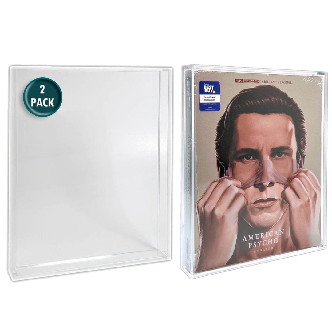 MALKO Premium Acrylic Protector Display Case for Steelbook & Slipcover ...