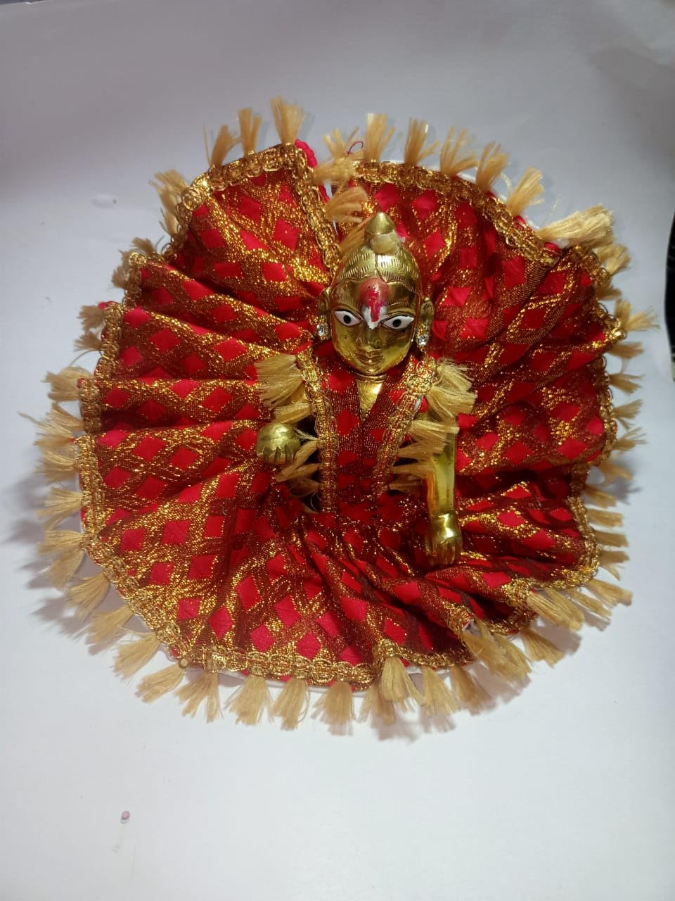 MALL Sky Ladoo Gopal Poshak God Dress Bhagwaan Ki Poshaak Dev Vastra Laddu Gopal Idols 4 ...