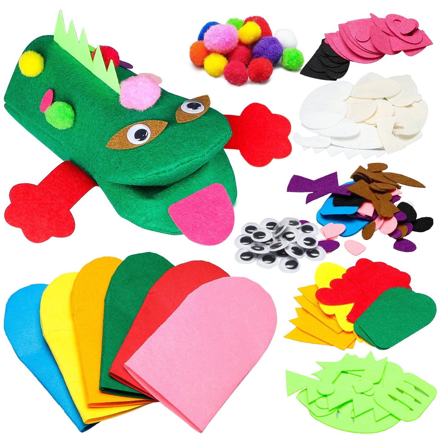 MALLMALL6 Hand Puppet Making Kit for Storytelling Role Play Puppet ...
