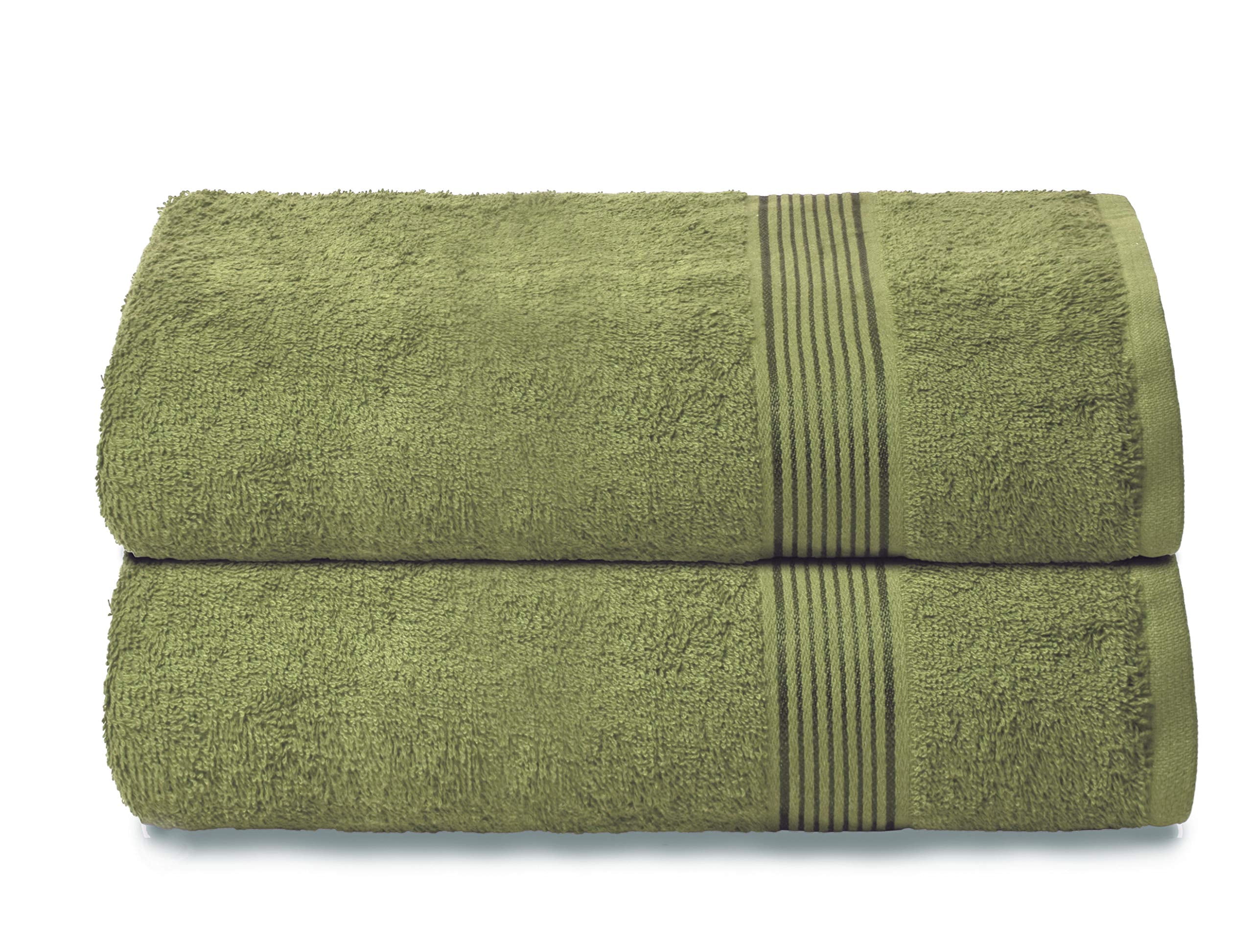 MALLONI HOME 100% Premium Cotton 2 Pack Oversized Bath Towel Set 28x55 inches, Large Bath Towels ...