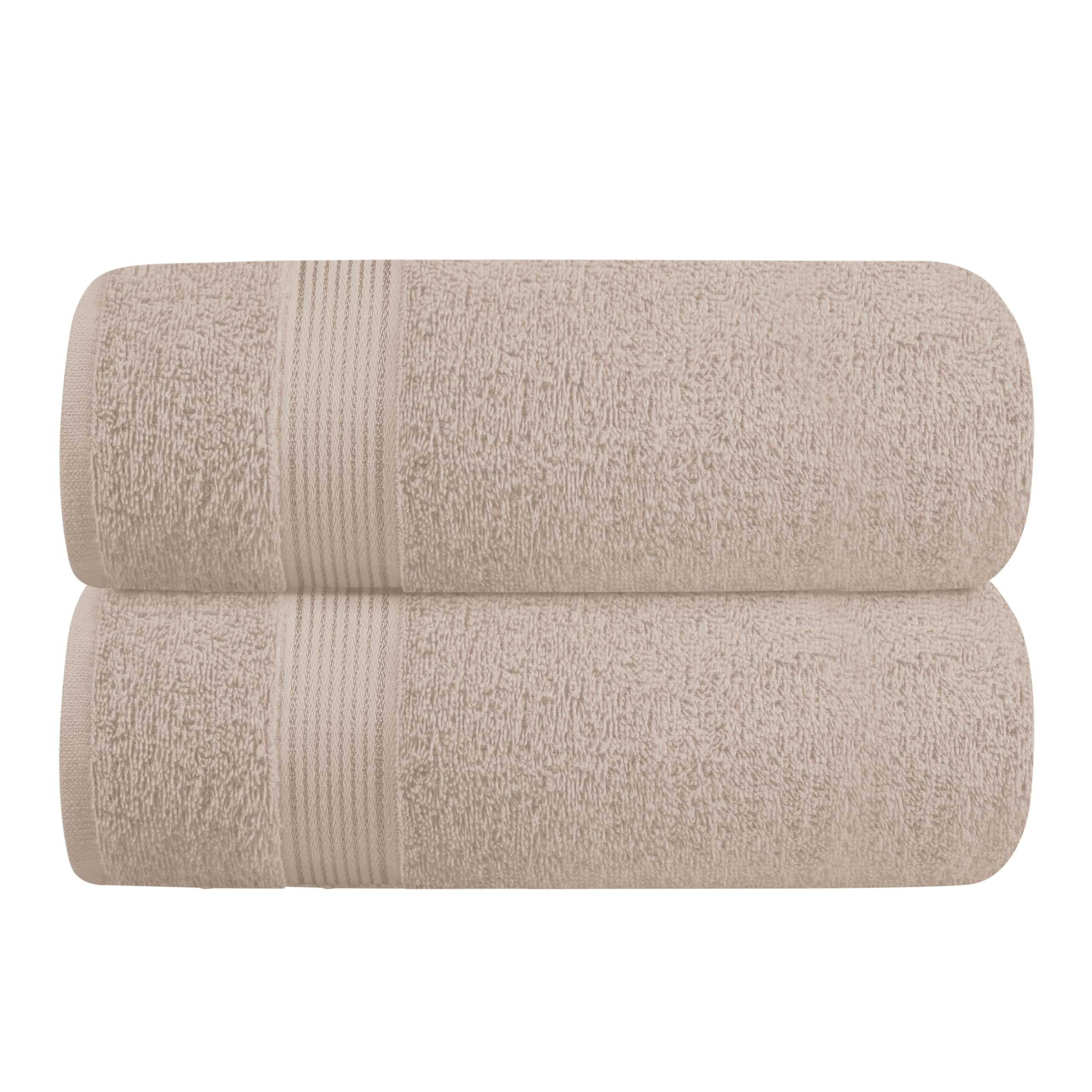 MALLONI HOME 100% Premium Cotton 2 Pack Oversized Bath Towel Set 28x55 ...