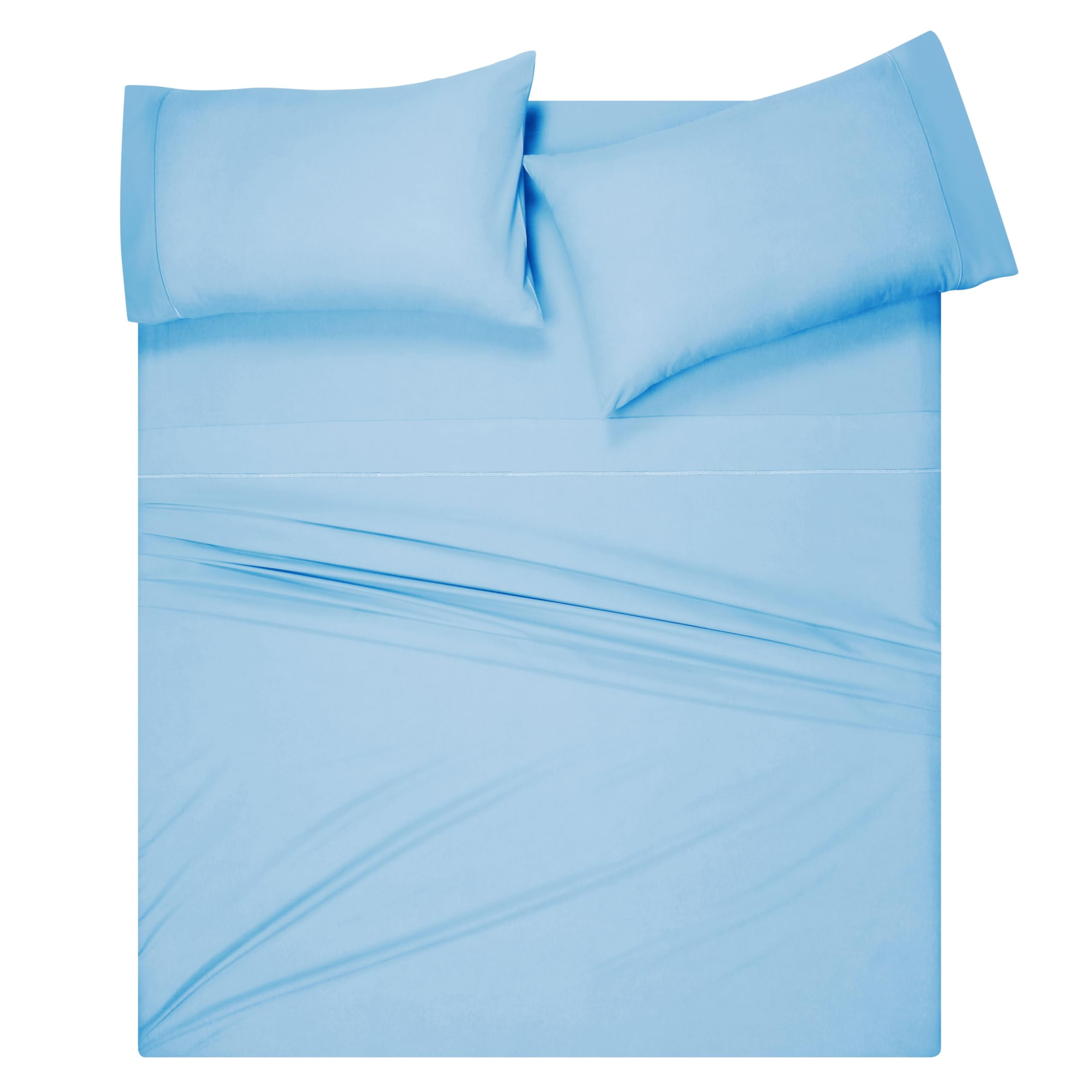 MALLONI HOME Queen Sheet Set - Cotton Rich Bedding Sets Queen, 4 Piece ...