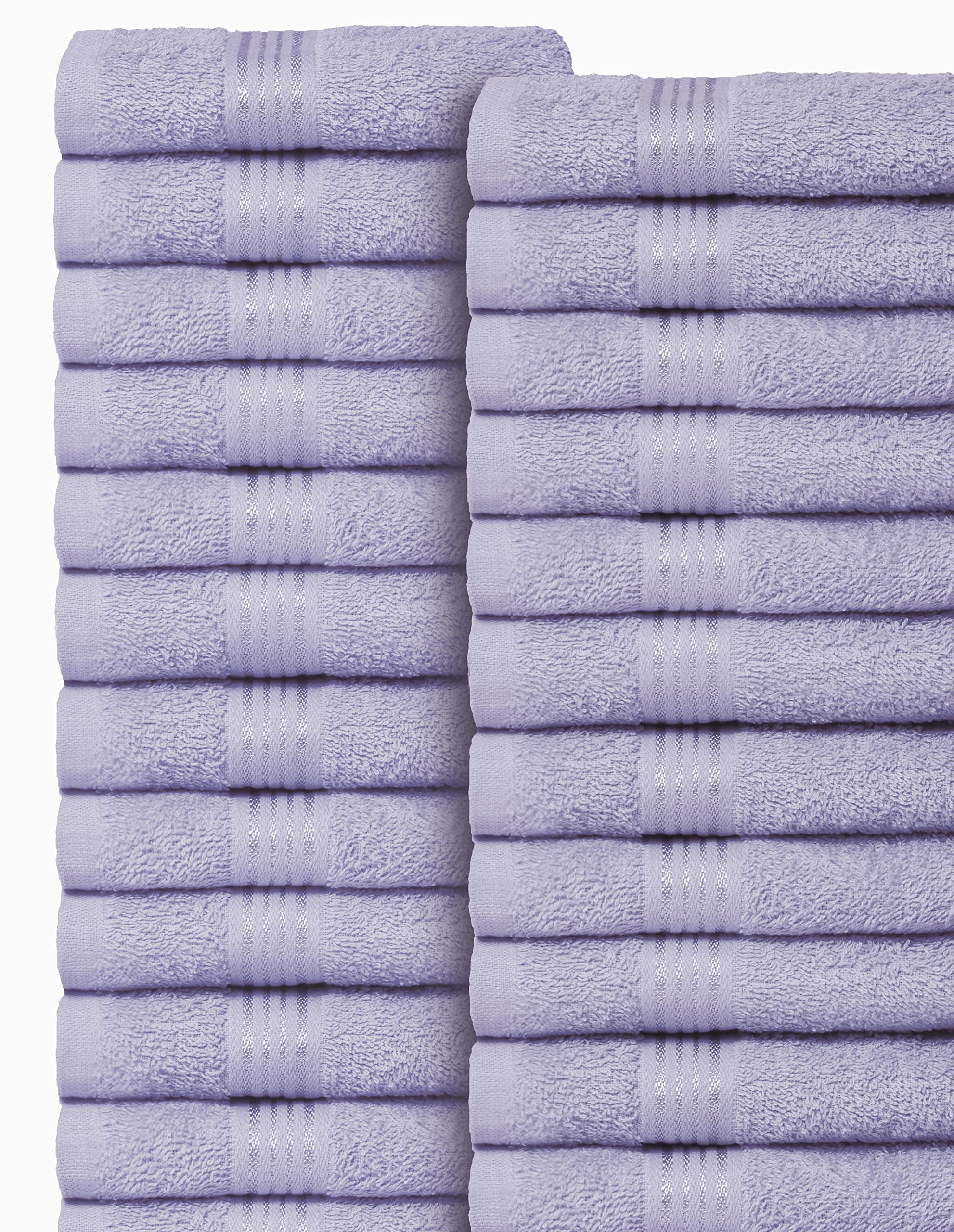 MALLONI HOME Ultra Soft Cotton Washcloths, Contains 24 Piece Face ...