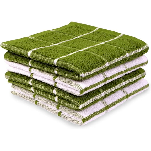 SHIQI-Kitchen Towels, Premium Dish Towels for Kitchen Drying, 18" x 30 ...