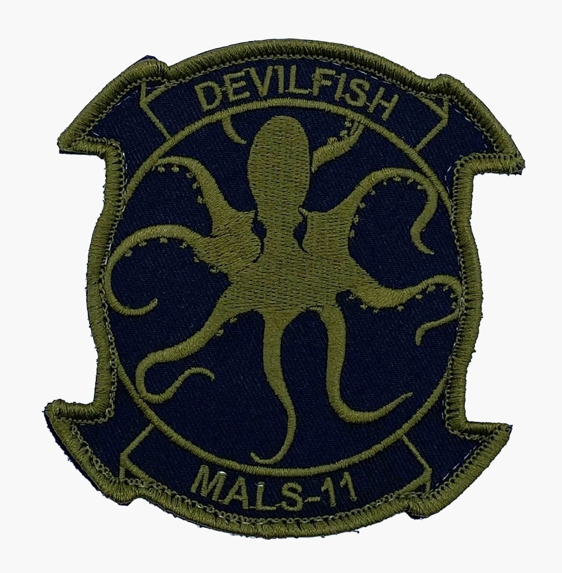 MALS-11 Devilfish 2022 OD Green Patch â€“With Hook and Loop, 4 ...