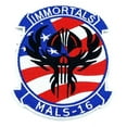 MALS-16 Immortals 4th of July Squadron Patch – Sew On, 4", Embroidered ...