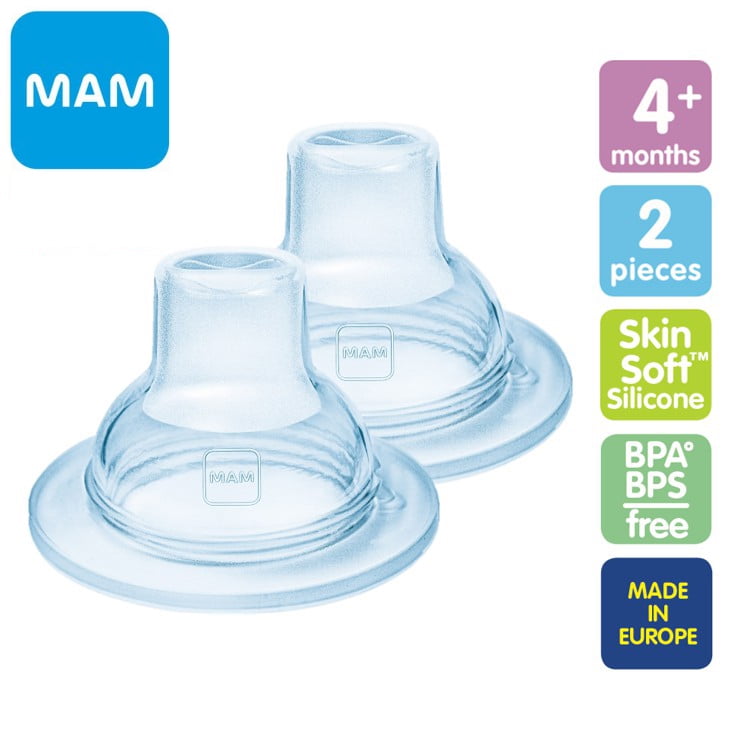 MAM Skinsoft Antileak Spouts for 4+ Months Babies, Transition from ...