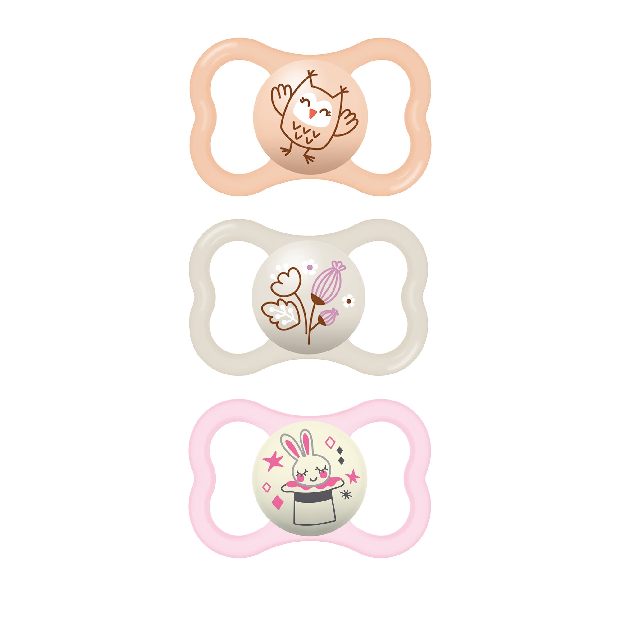 MAM Air Day & Night Orthodontic Pacifier, Glow in the Dark, 6+ Months ...