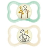 MAM Air Night Pacifier, 6+ Months, Unisex, 2 Pack - Walmart.com