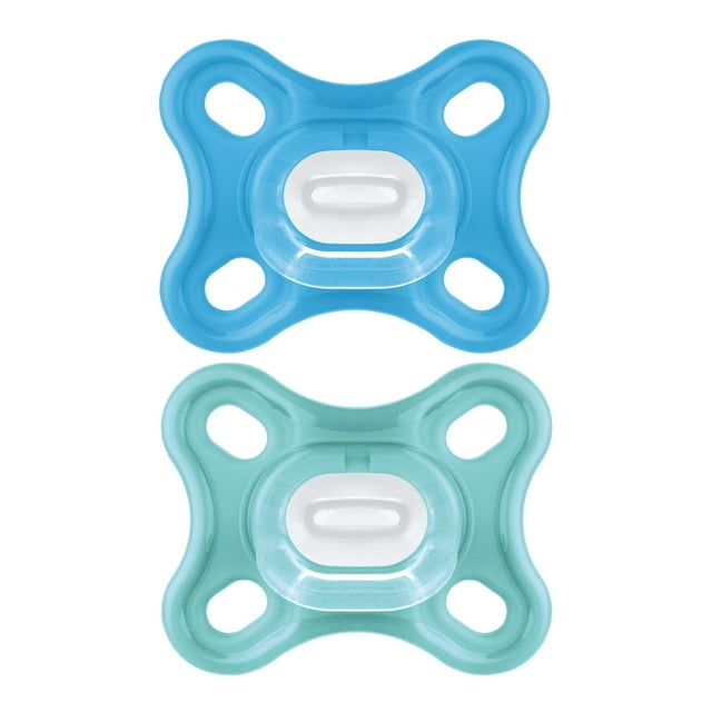 MAM Comfort Pacifier, 0-4 Months, Boy, 2 Pack - Walmart.com