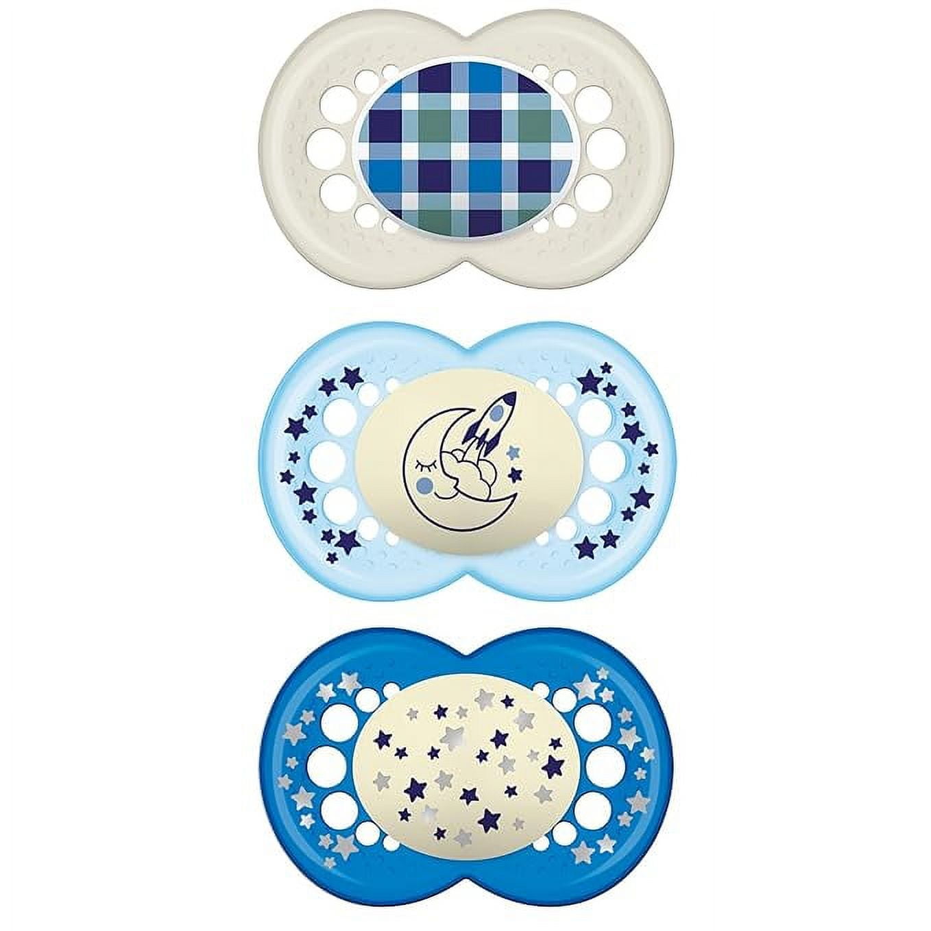 MAM Day & Night Pacifier Value Pack (1 Day & 2 Night Pacifiers), 16 ...