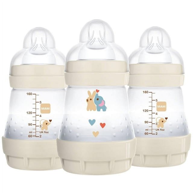 MAM - Easy Start Anti-Colic Bottle - 0+ months - Reduces Colic & Gas - Easy to Clean - Walmart.com