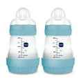 MAM Easy Start Matte Anti-Colic Bottle, 5 oz, Boy, 2 pack - Walmart.com