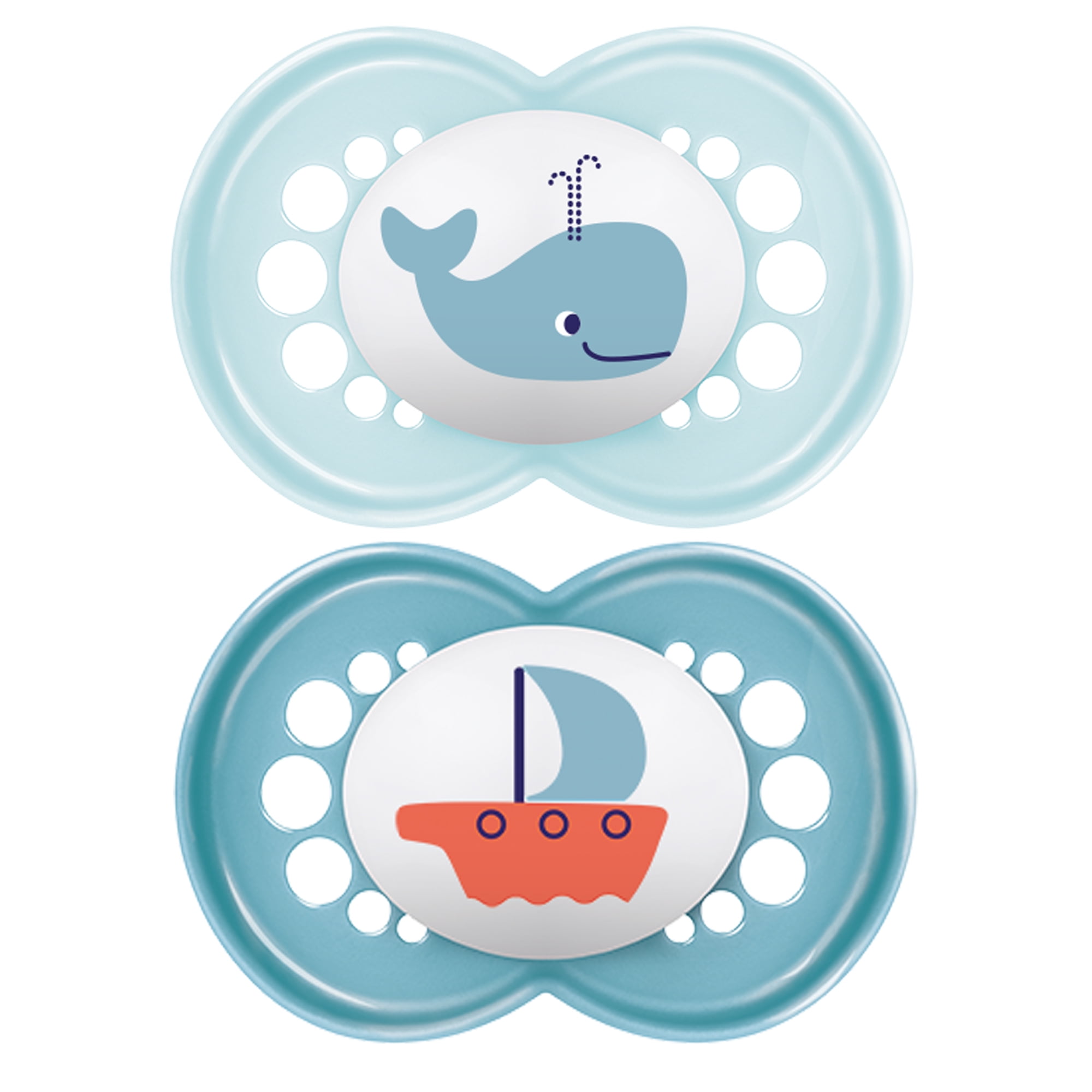 MAM Original Baby Toddler Pacifier, 16+ Months, Boy, 2 pack - Walmart.com