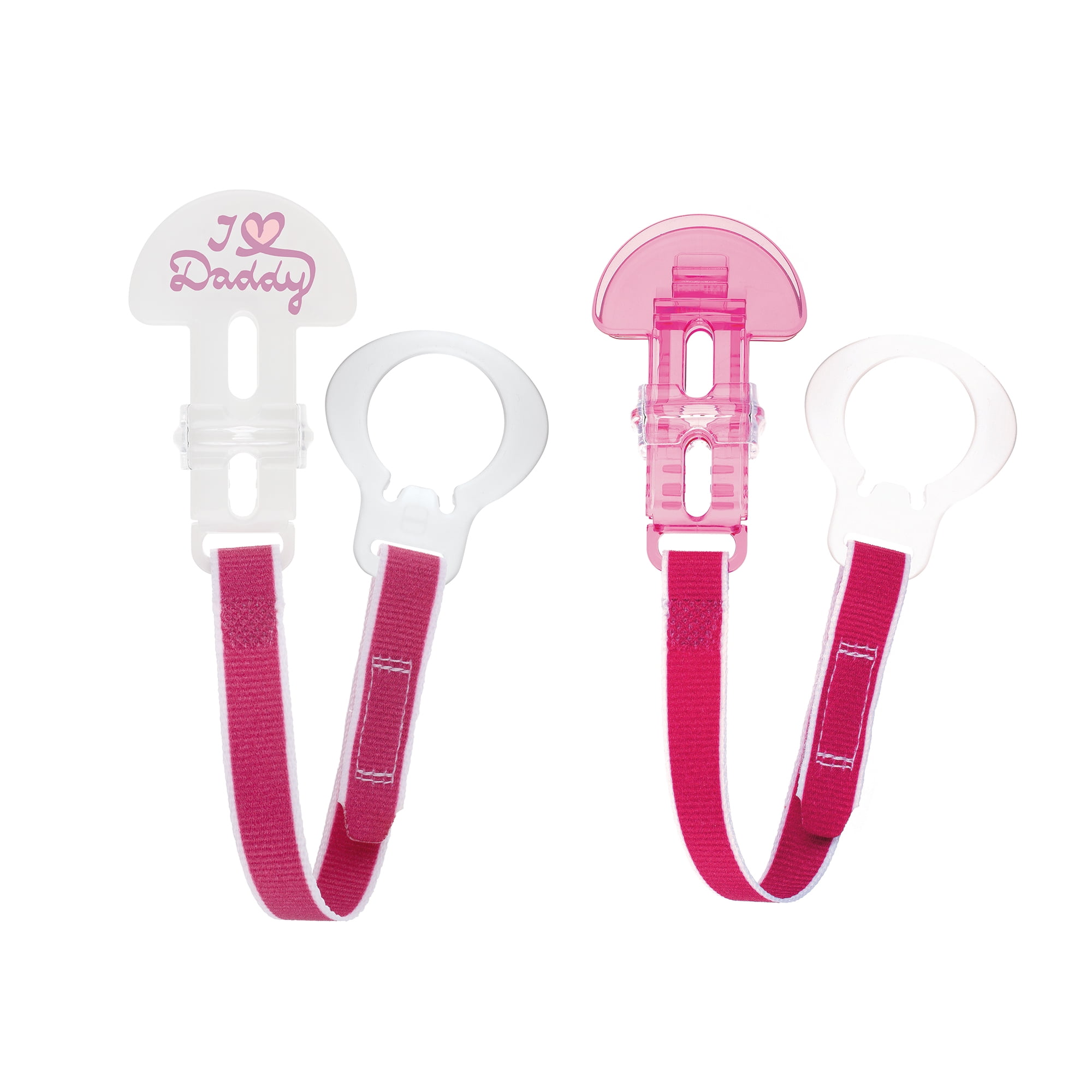 MAM Pacifier Clips, Baby Pacifier Clip, ?I Love Daddy? Design ...