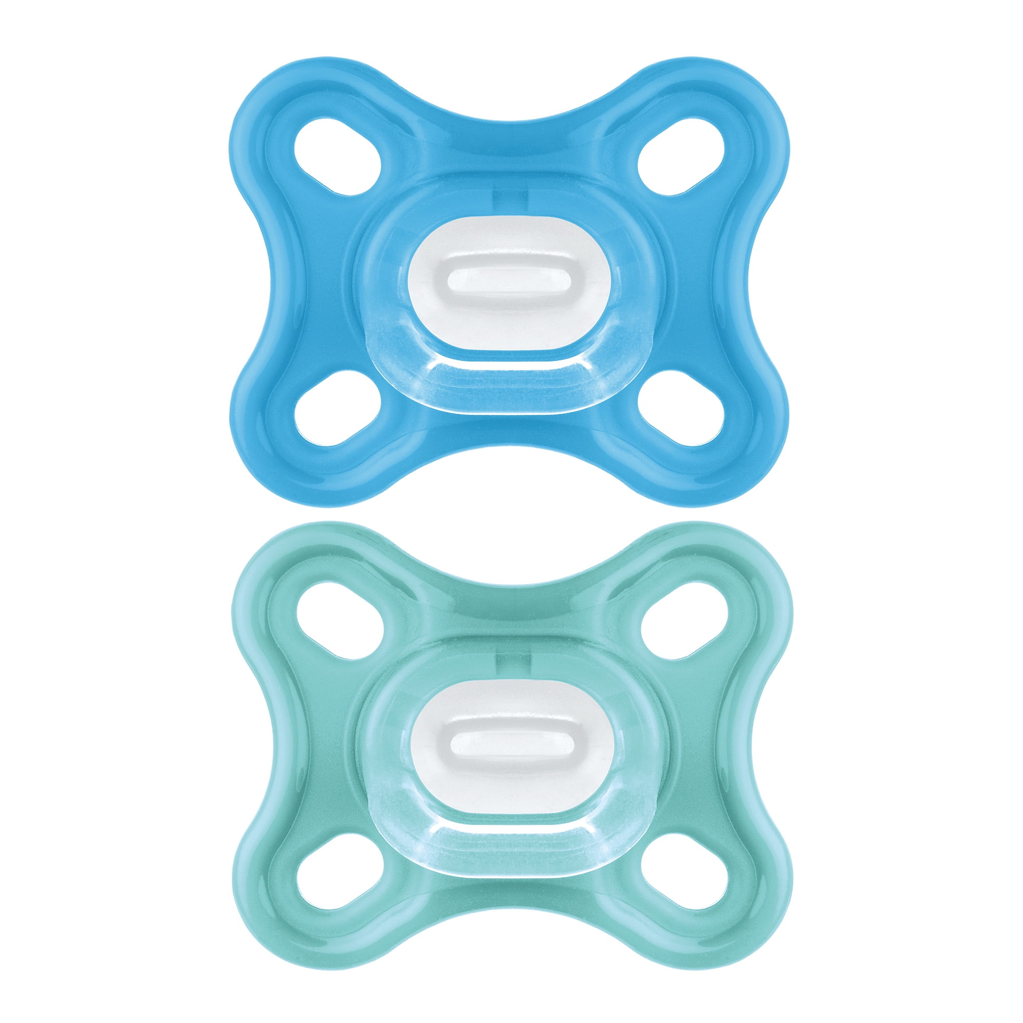 MAM Pacifiers Baby Pacifier 0-4 Months Lightweight Silicone Orthodontic ...