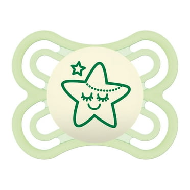 MAM Perfect Night Pacifier, 6+ Months, Boy, 2 Pack - Walmart.com