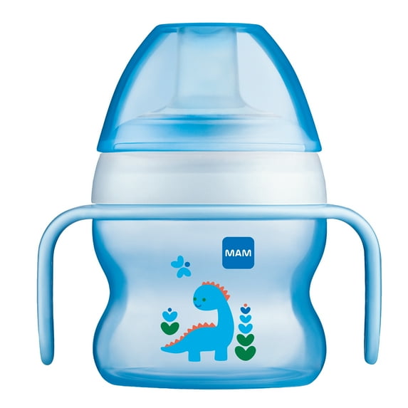MAM Starter Cup 5 oz, Boy, Spill-Free Soft Spout, BPA Free - Walmart.com