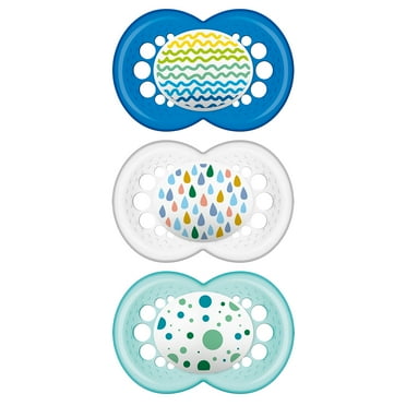 MAM Perfect Night Pacifier, 6+ Months, Girl, 2 pack - Walmart.com