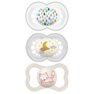 MAM Variety Pack Pacifier, 6+ months, Girl, 3 Pack - Walmart.com