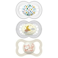MAM Air Night Pacifier, 6+ Months, Unisex, 2 pack - Walmart.com