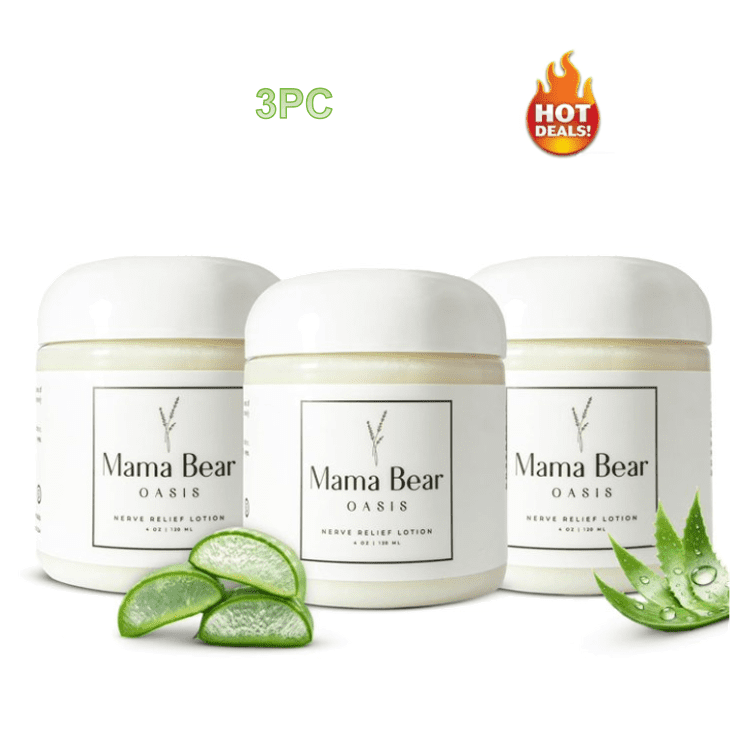 MAMA BEAR OASIS Lotion - Hydrating Lotion w/ Magnesium Chloride and ...