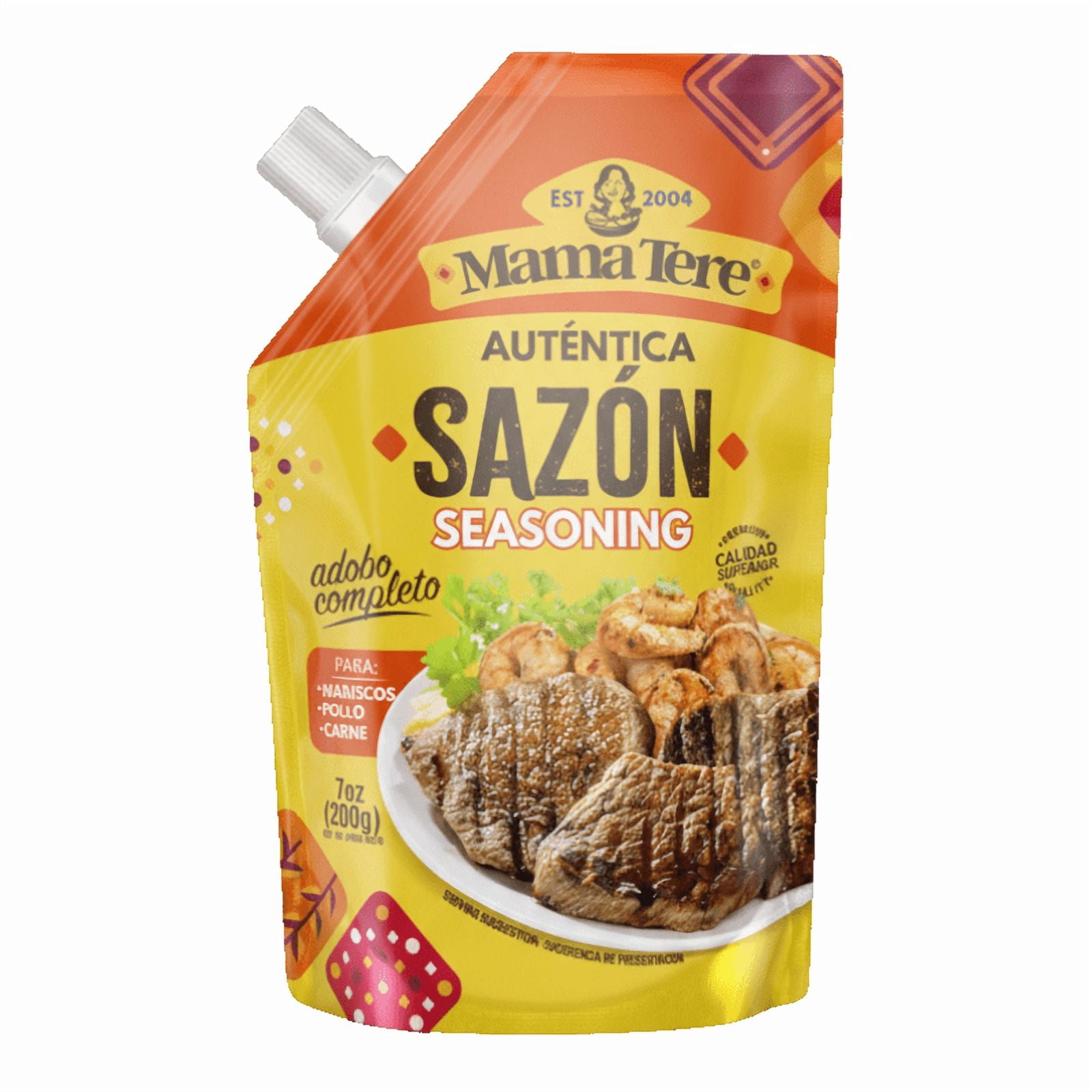 MAMA TERE Autentica Sazon Adobo Completo Complete Seasoning 7 oz ...