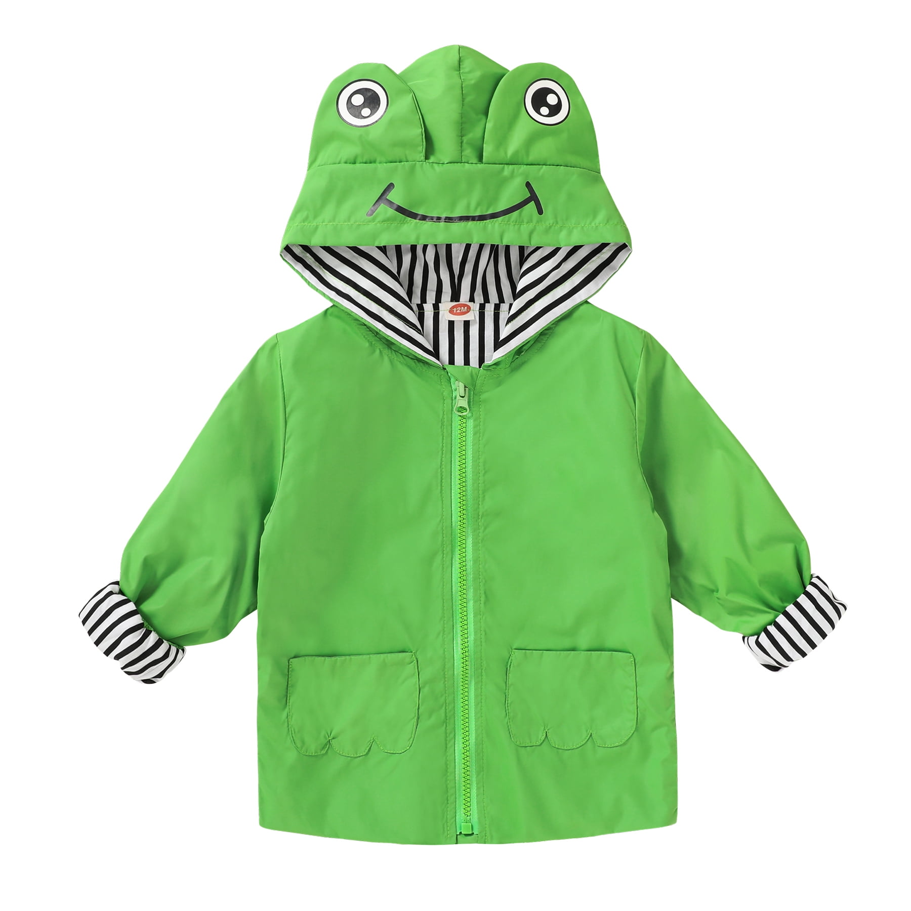 MAMAMI Toddler Baby Boy Girl Penguin Raincoat Cute Cartoon Hoodie ...