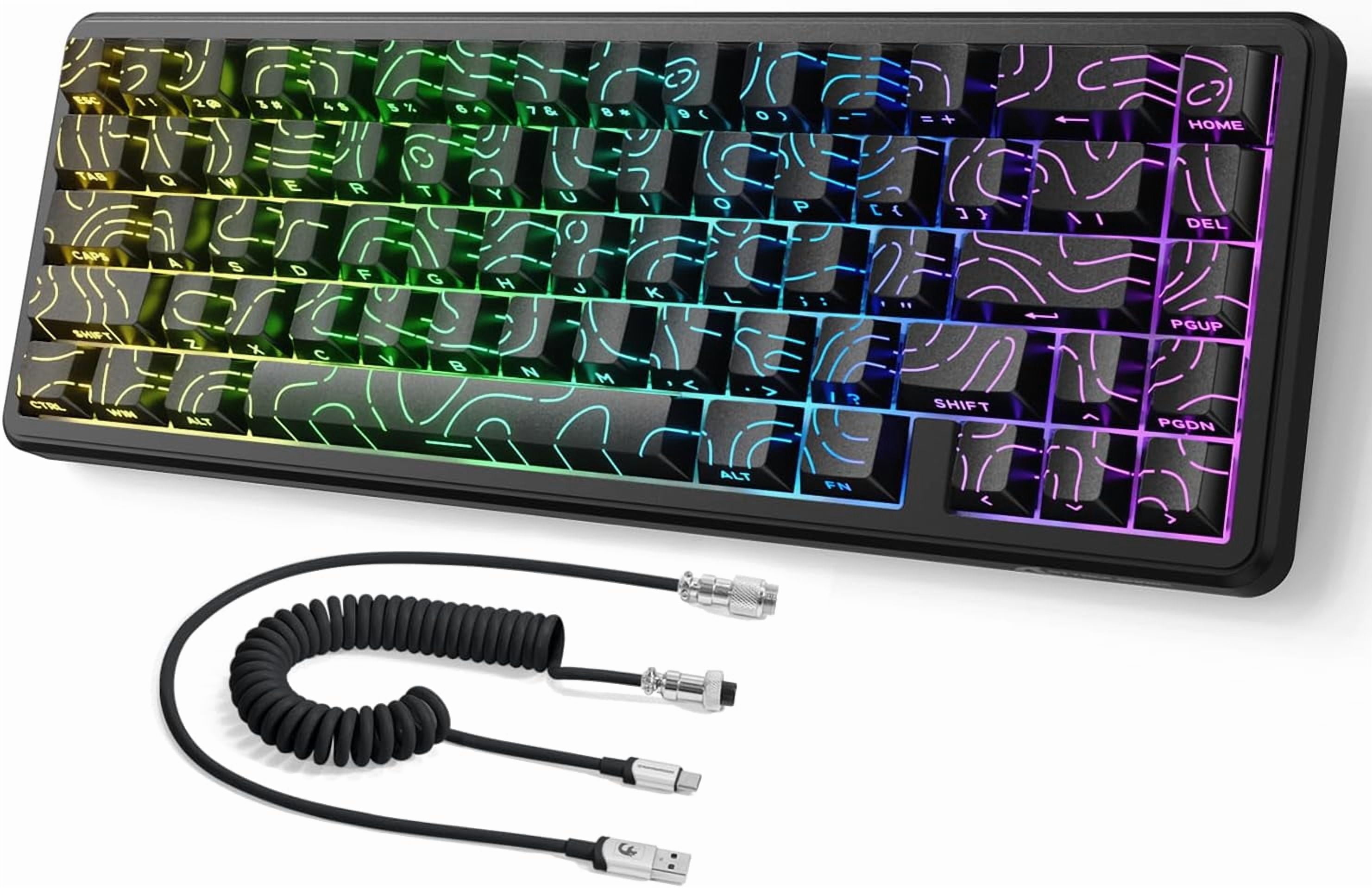 ATTACK SHARK X65 HE 8Khz Rapid Trigger Keyboard, 0.01mm RT Accuracy, 60 ...