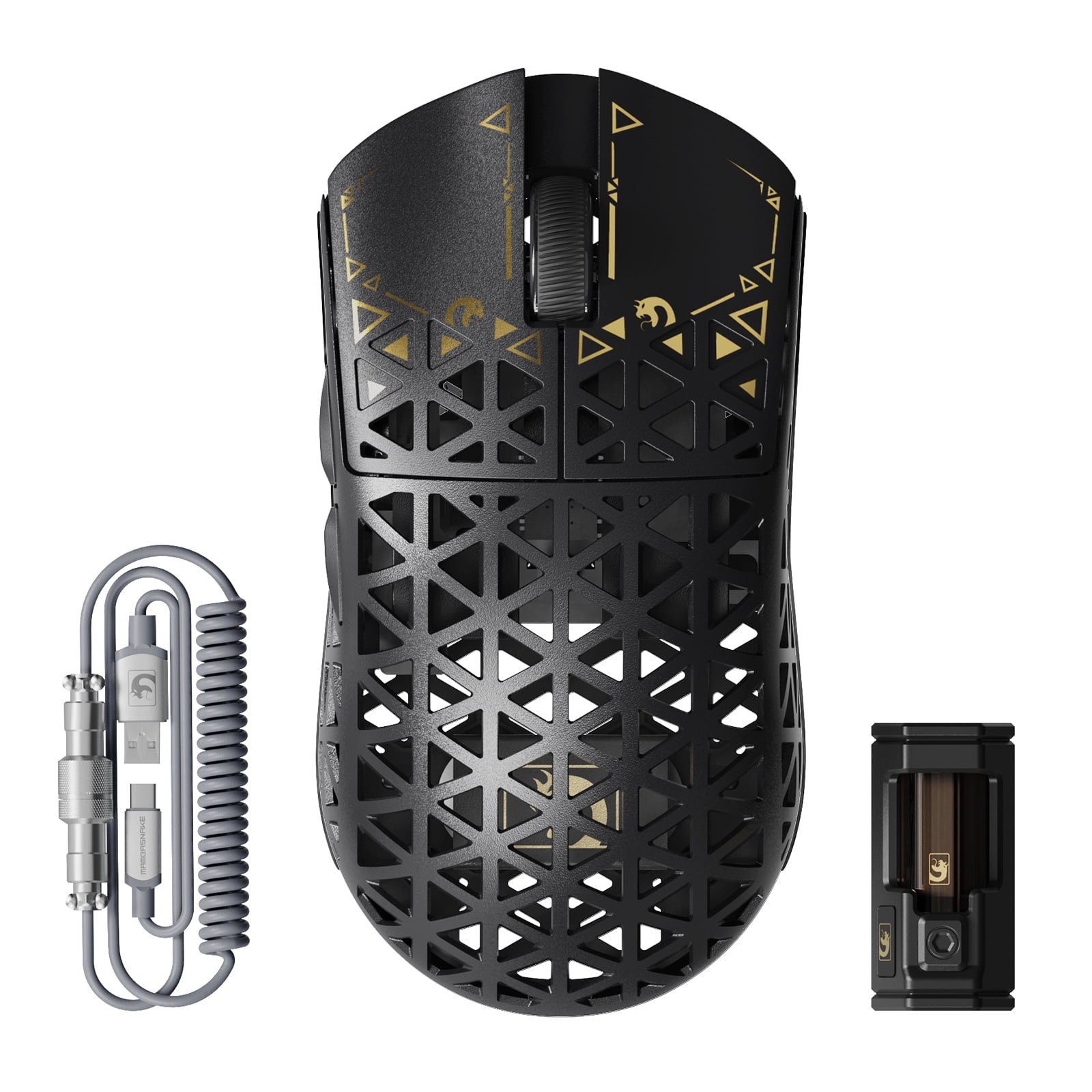 MAMBASNAKE M5 Ultra Carbon Fiber 8000Hz Wireless Gaming Mouse, PAW3950 ...