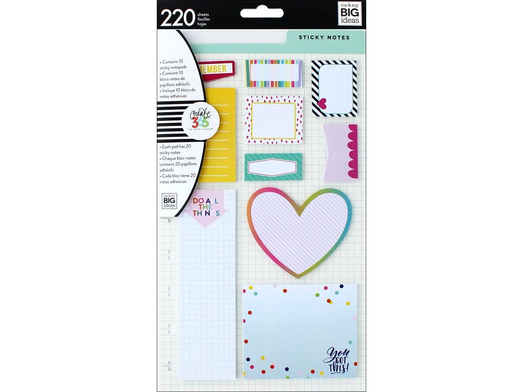 MAMBI Create 365 HP Sticky Notes Snap In Remember - Walmart.com