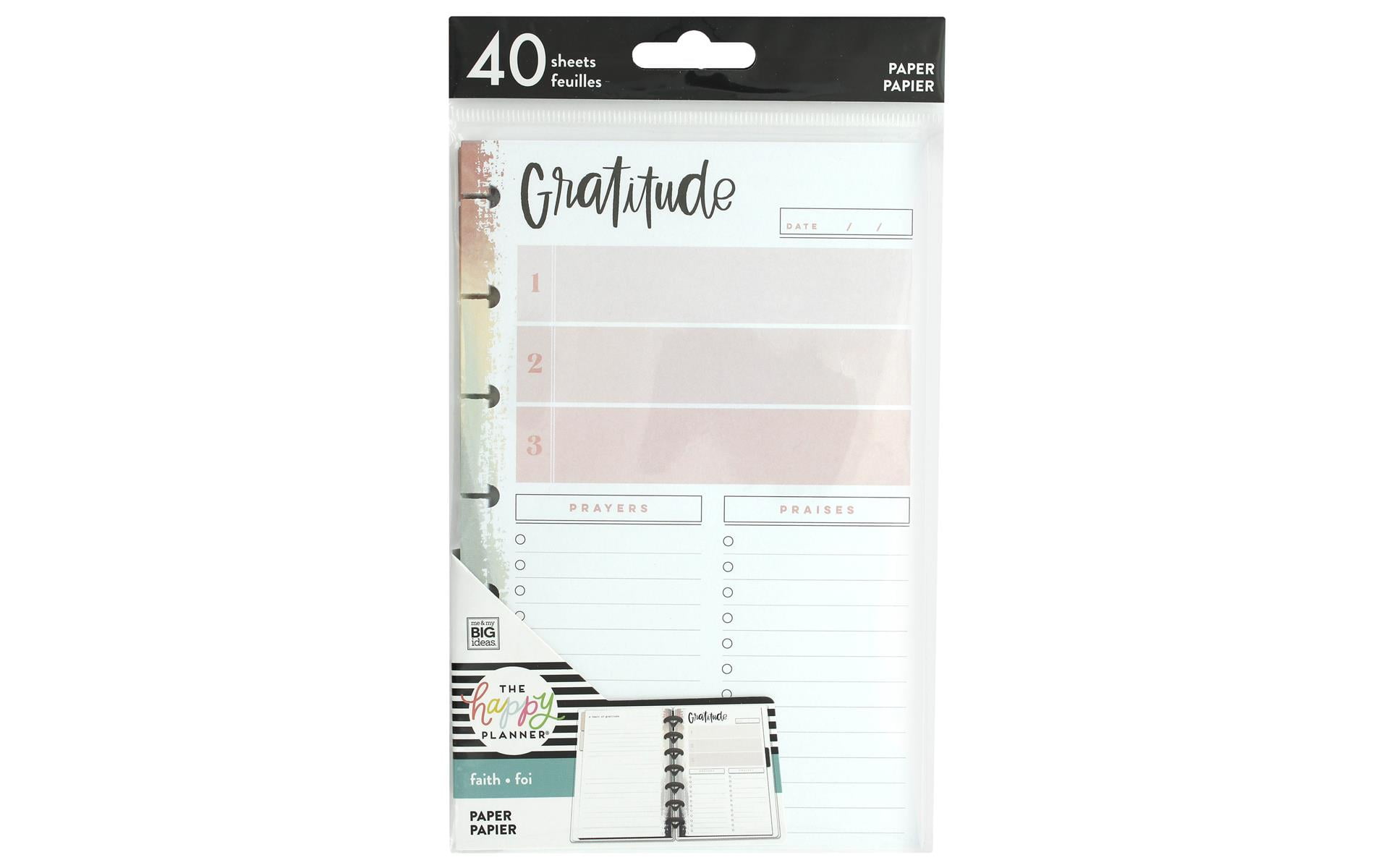 MAMBI HP Fill Paper Mini Gratitude Faith - Walmart.com