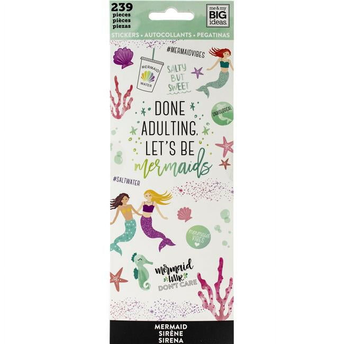 MAMBI Sticker Value Pack Mermaids - Walmart.com