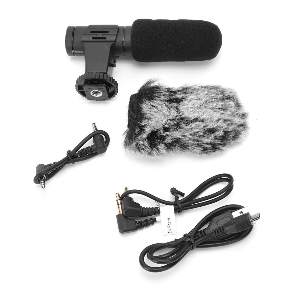 Dutchman Professional MIC-07 External Condenser Microphone for Interview Recording - Walmart.com