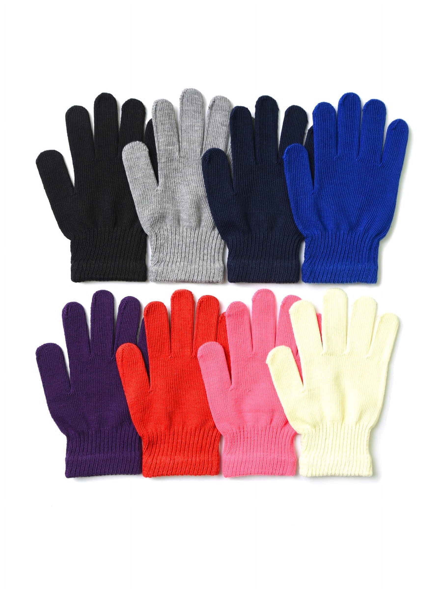 MAMIA 12 Pairs Women's Polyester Knit Assorted Magic Gloves - Walmart.com