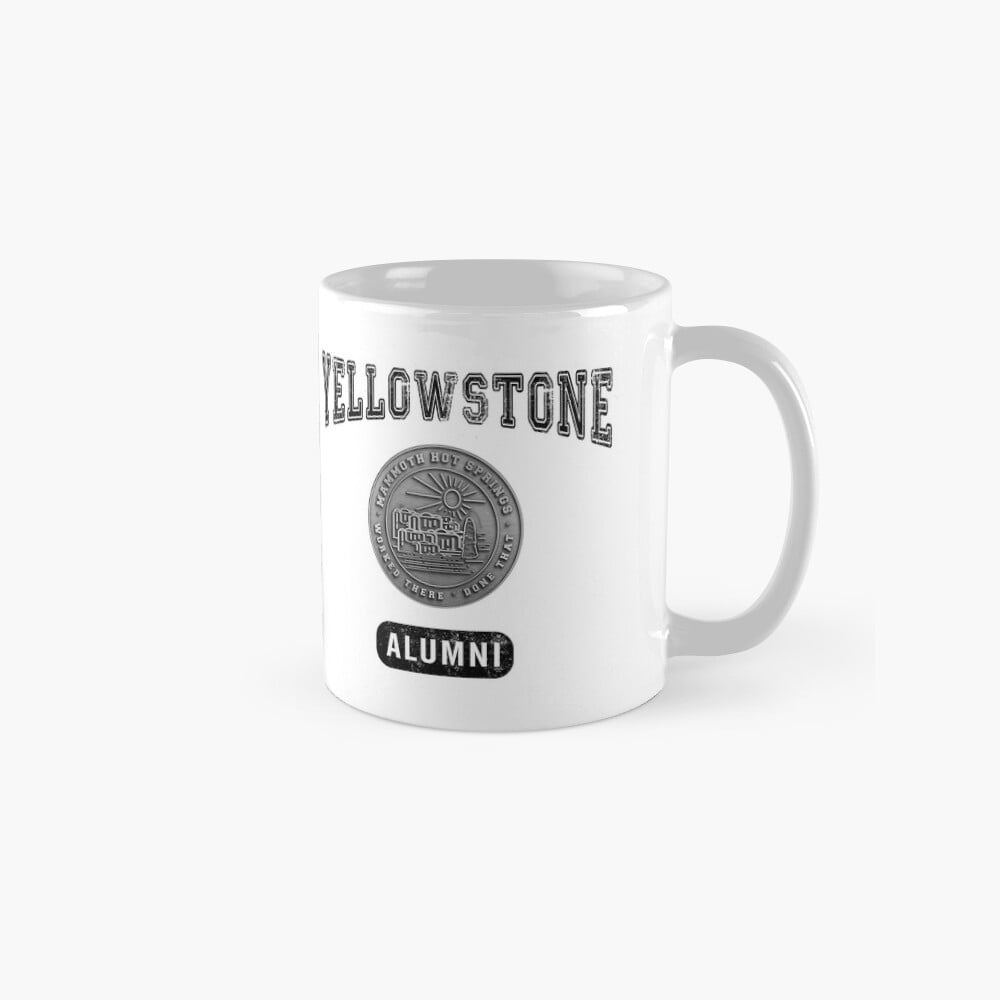 MAMMOTH ALUMNI, Yellowstone National Park (for light items) Classic Mug ...