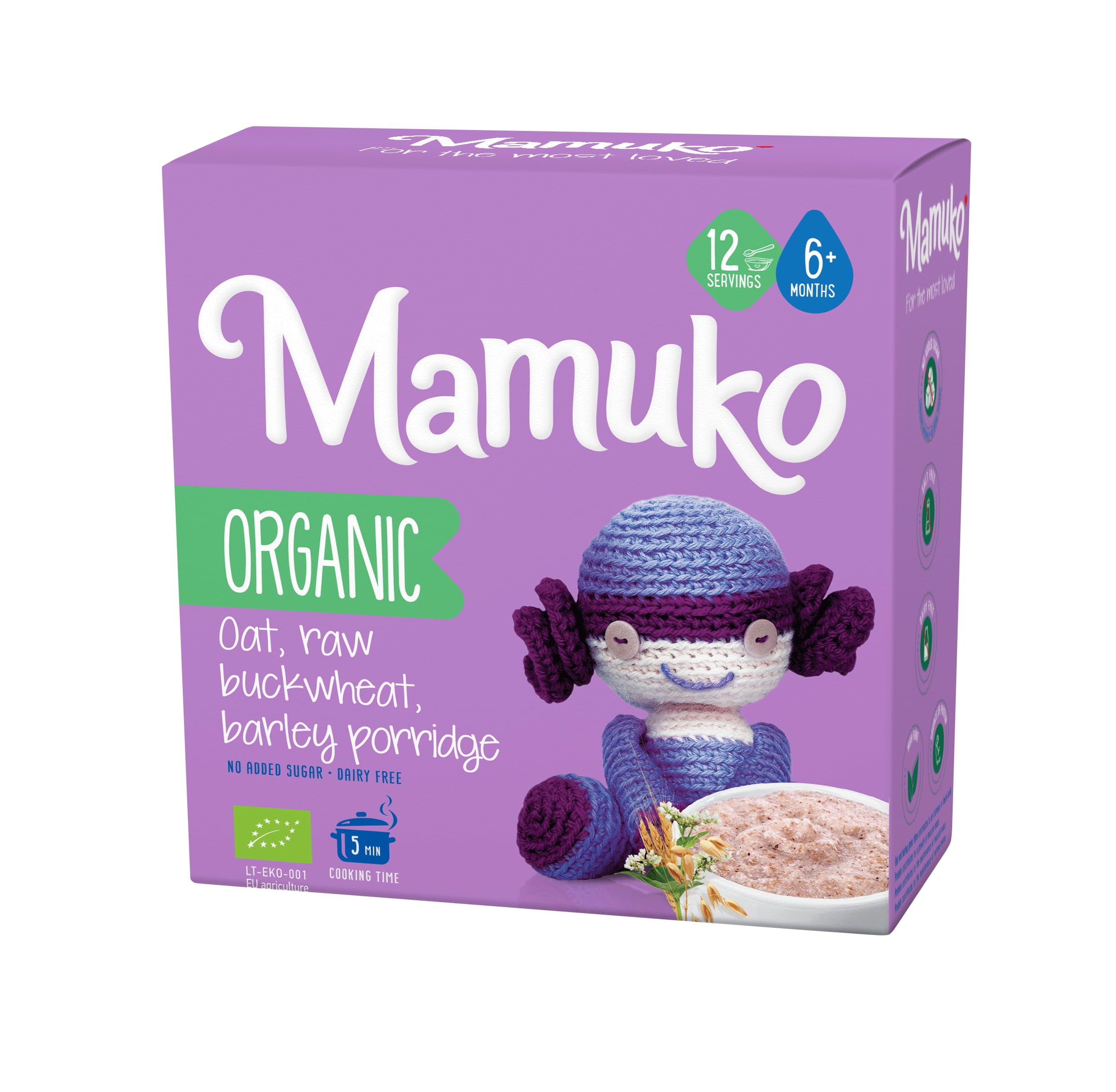 MAMUKO Premium Organic Porridge DHF10 - Healthy Porridge Blend Raw ...