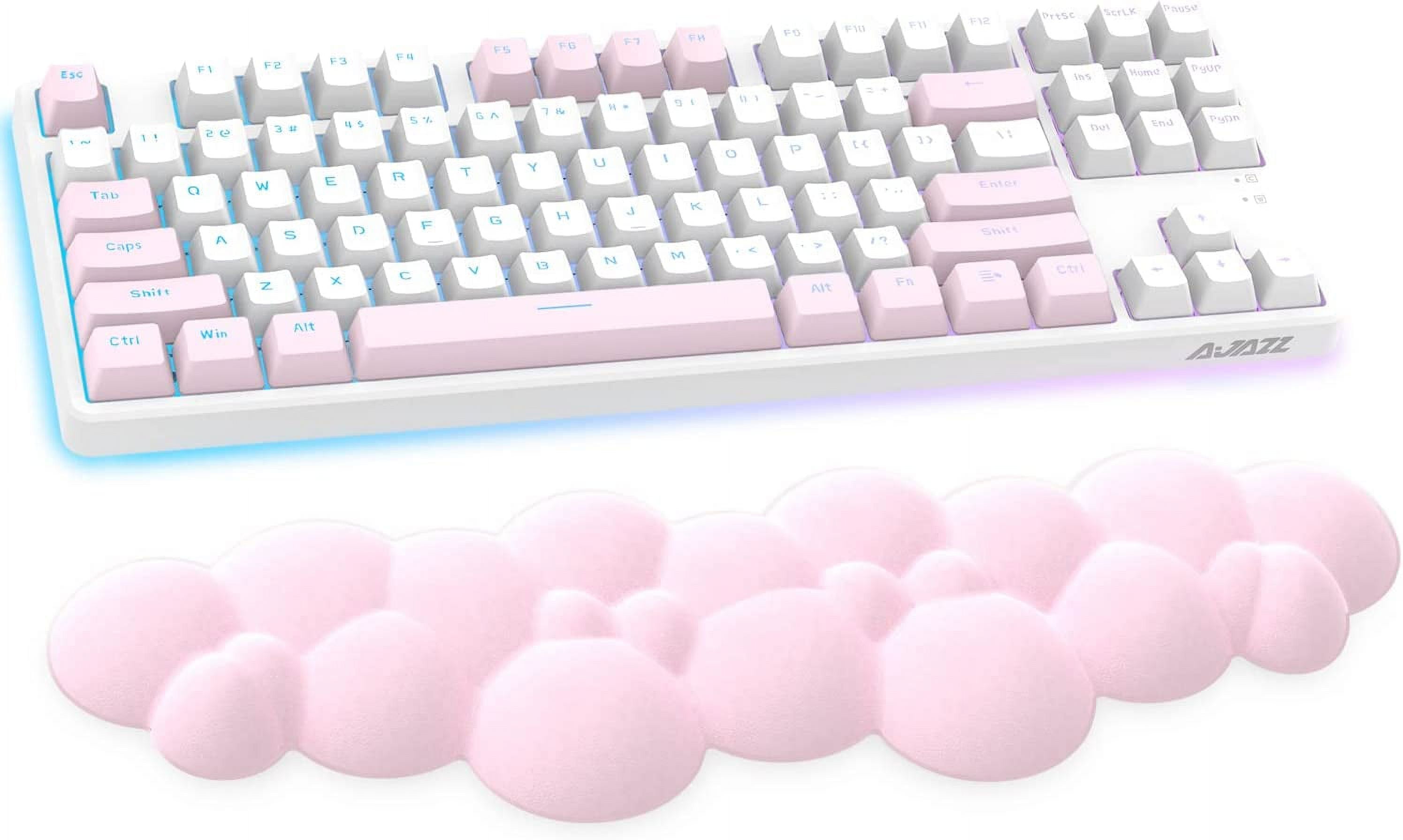 MANBASNAKE Keyboard Wrist Rest,Memory Foam Wrist Pad Smooth Fiber Hand ...
