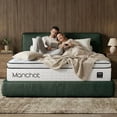 MANCHOT 14 Inch Full Hybrid Mattress, 5-Zone Pocket Coil Hybrid ...
