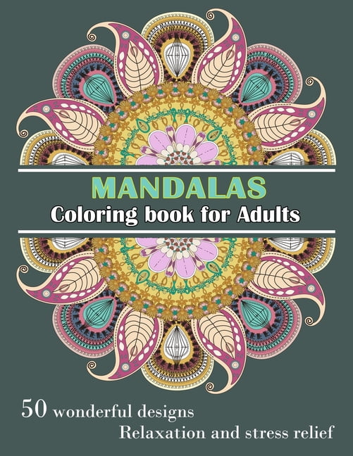 MANDALAS Coloring Book for Adults: Wonderful, unique, large 8x11 ...