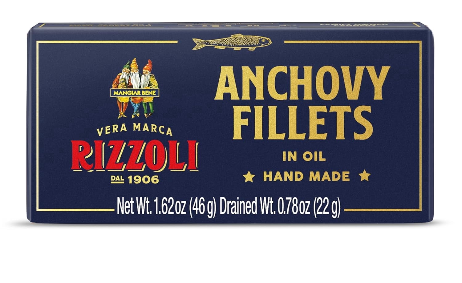 MANGIAR BENE RIZZOLI | Anchovy Fillets in Olive | Hand Made | MSC ...