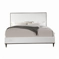 MANGIJOY Queen Size Platform Bed Frame, Light Gray Upholstered ...
