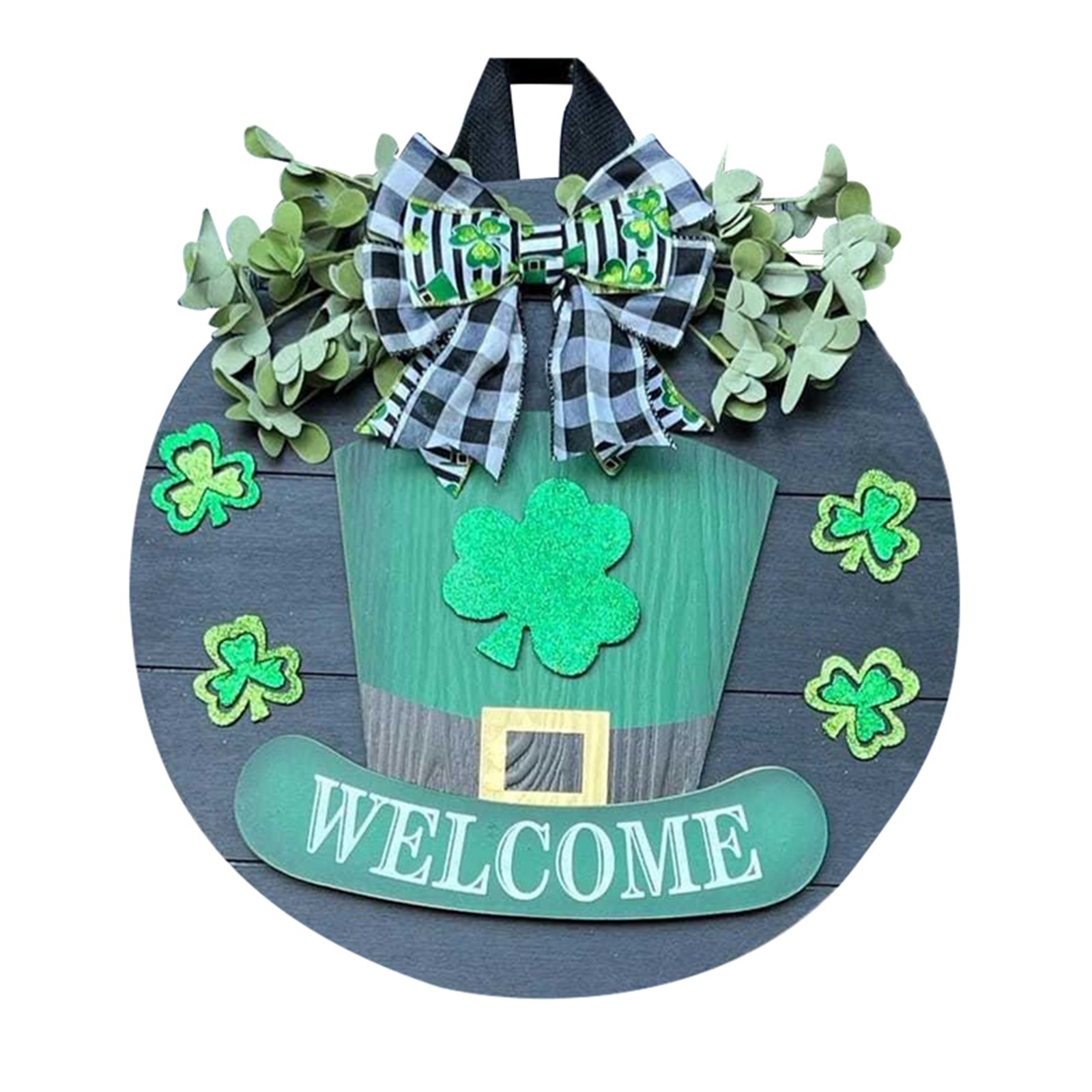 MANGWANG St. Patrick's Day Logo Pendant Welcome Wall Wooden Door ...