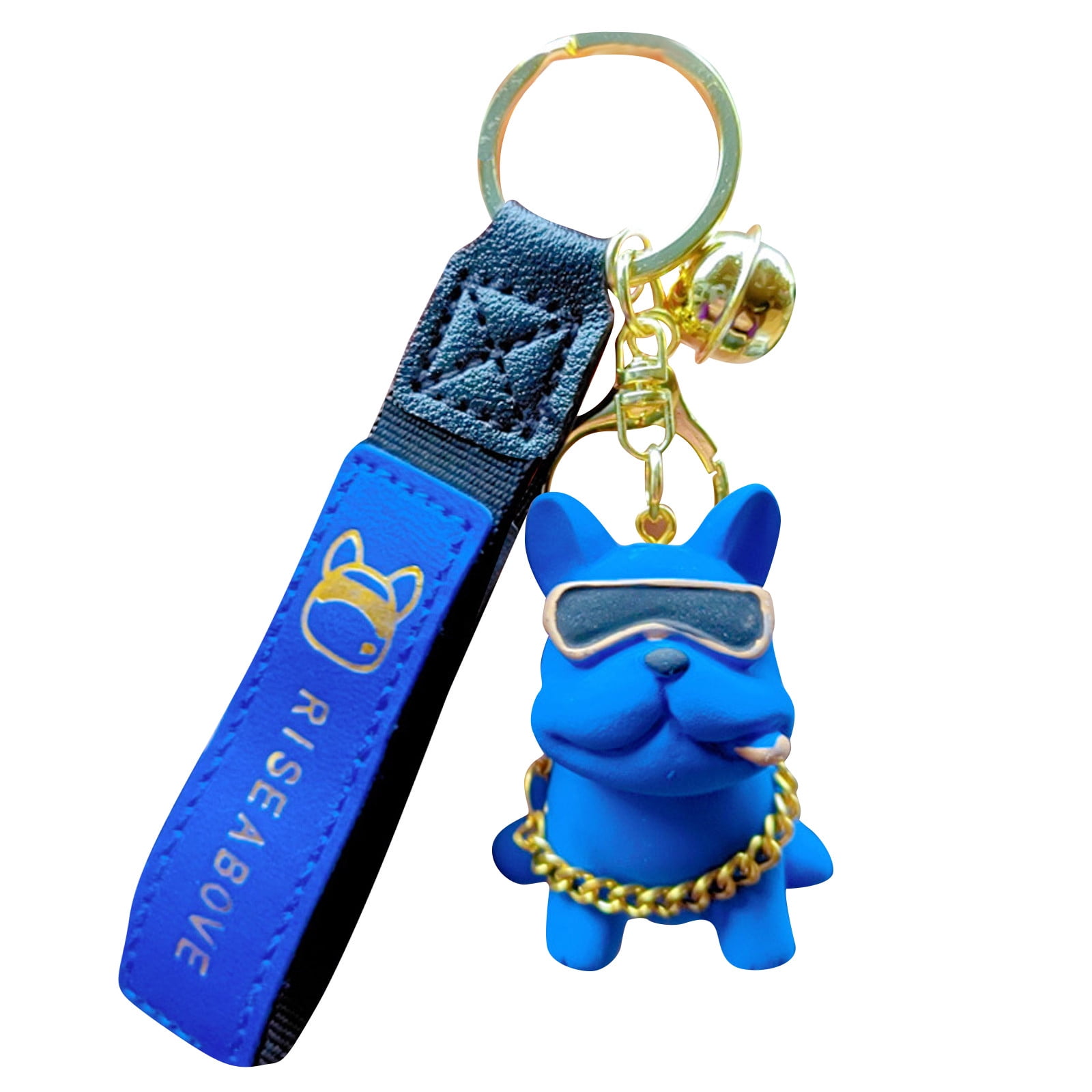 MANHUJI Keychains Cartoon Puppy Key Chain Pvc Corgi Doll Pendant Cute ...