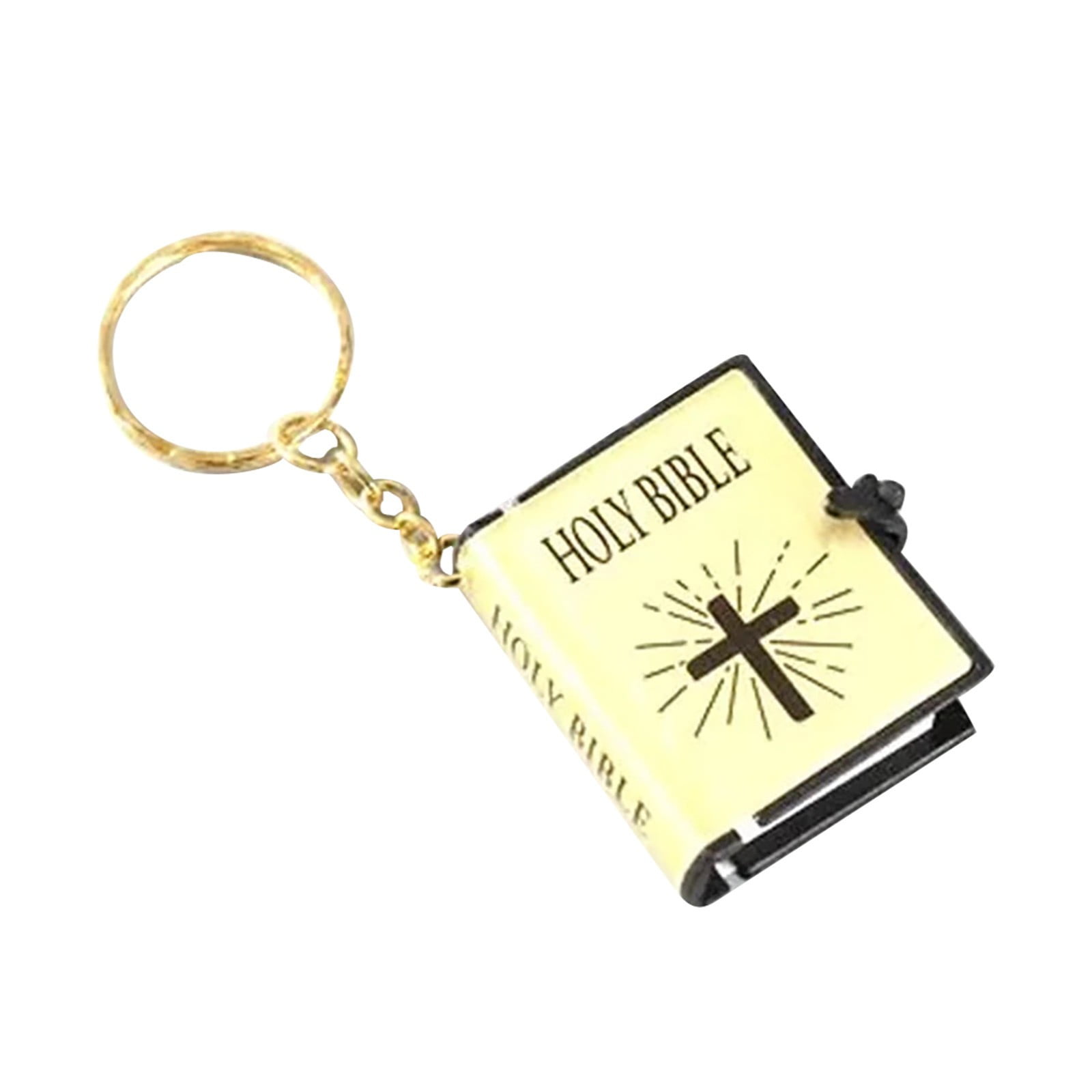 MANHUJI Ring Holder Keychain Mini Flip Book Key Chain Fun And Practical ...
