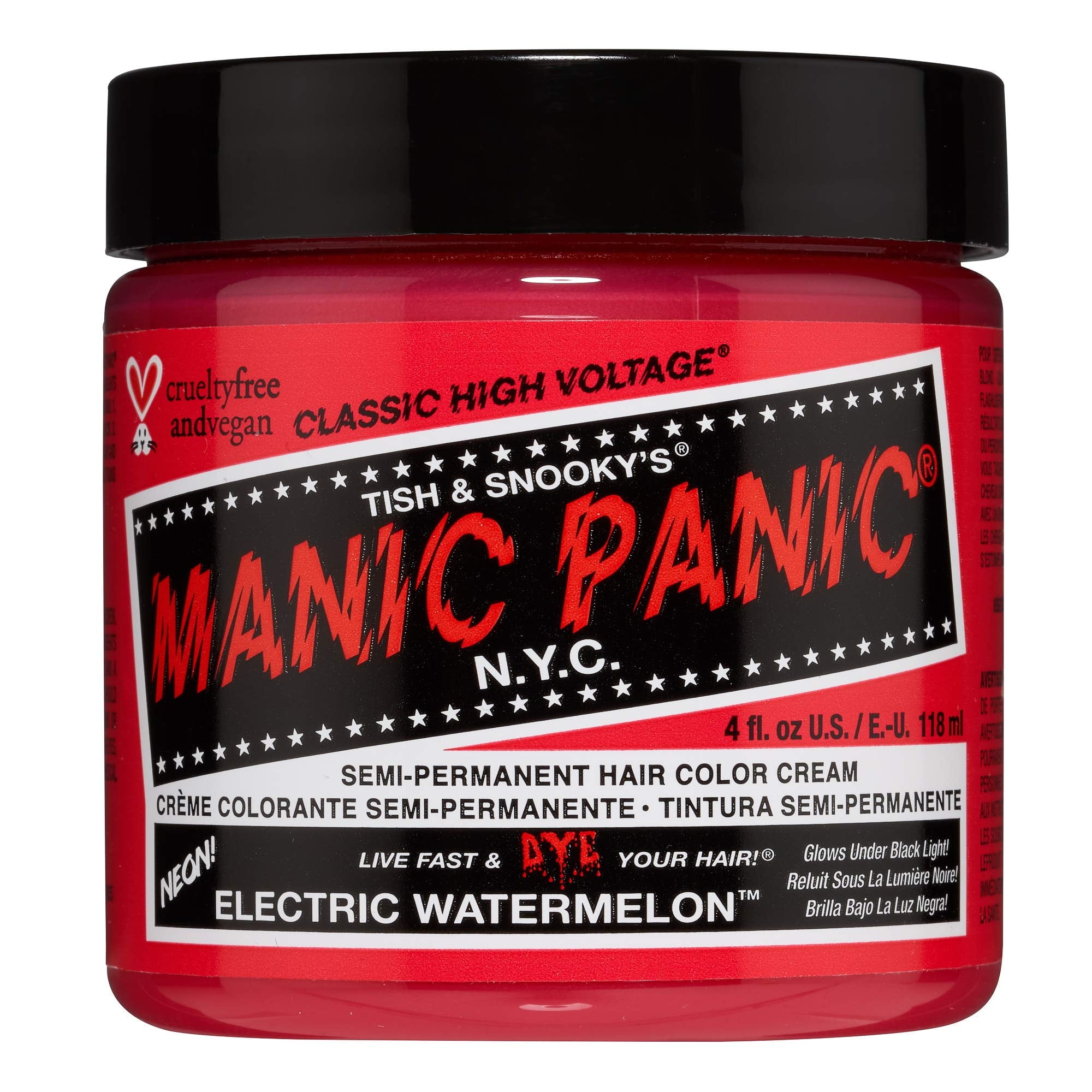 MANIC PANIC Classic Electric Watermelon Semi Permanent Hair Color ...