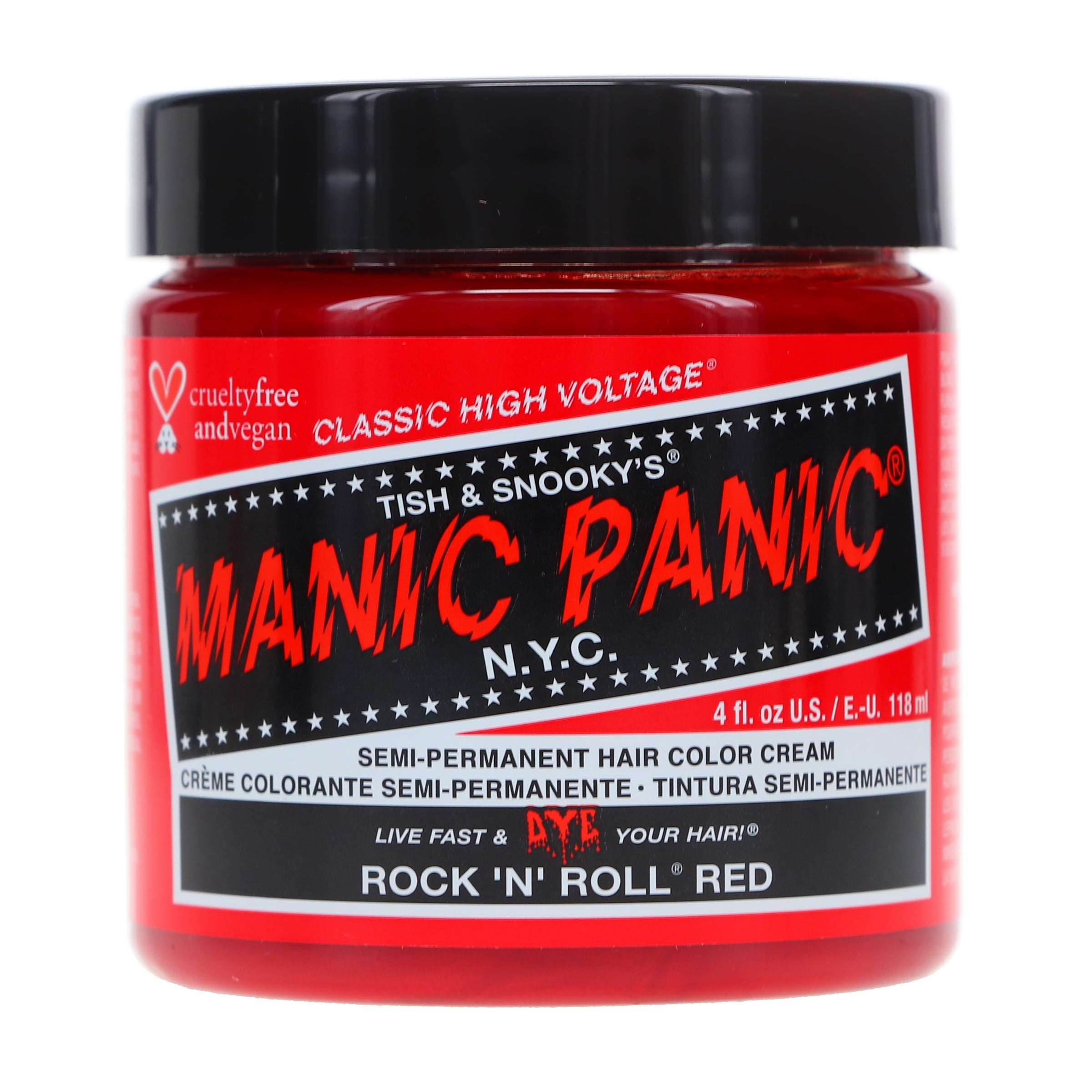 MANIC PANIC Hair Dye - Classic High Voltage Rock N Roll Red 4 oz ...